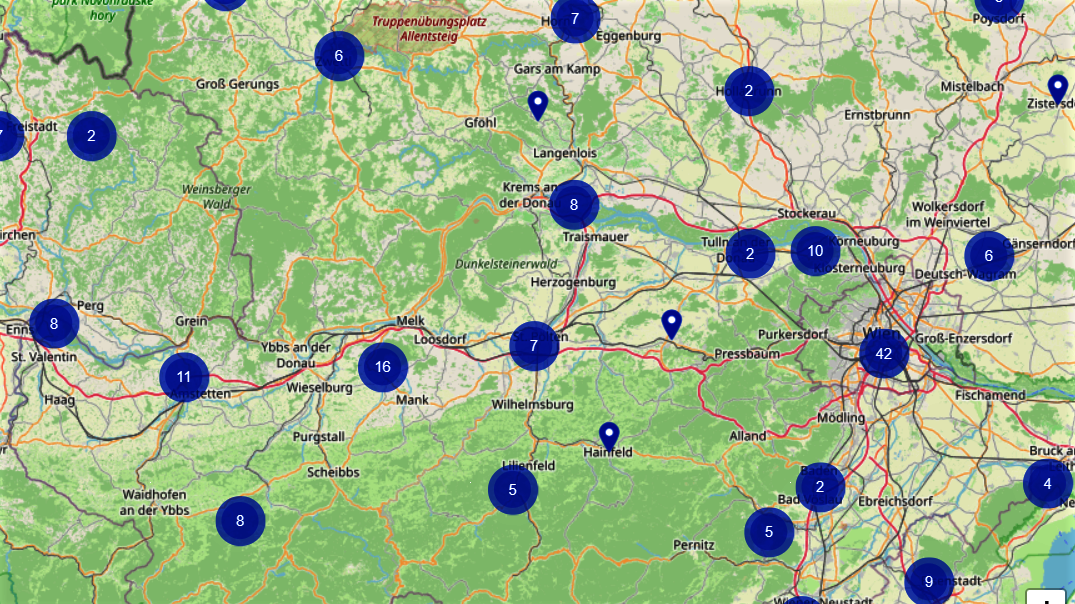 Post-war Austria: map shows camps in Soviet occupation zone - scilog